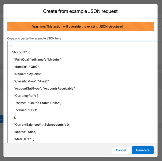 Step 4 Callout Template Response Body Old Interface Declarative Webhooks User Guide