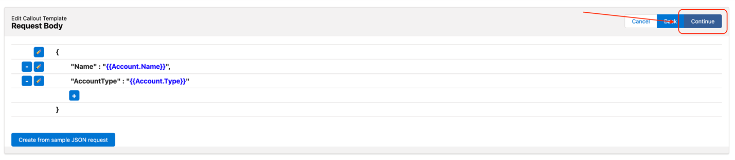 Step 3: Callout Template Request Body (JSON Format)