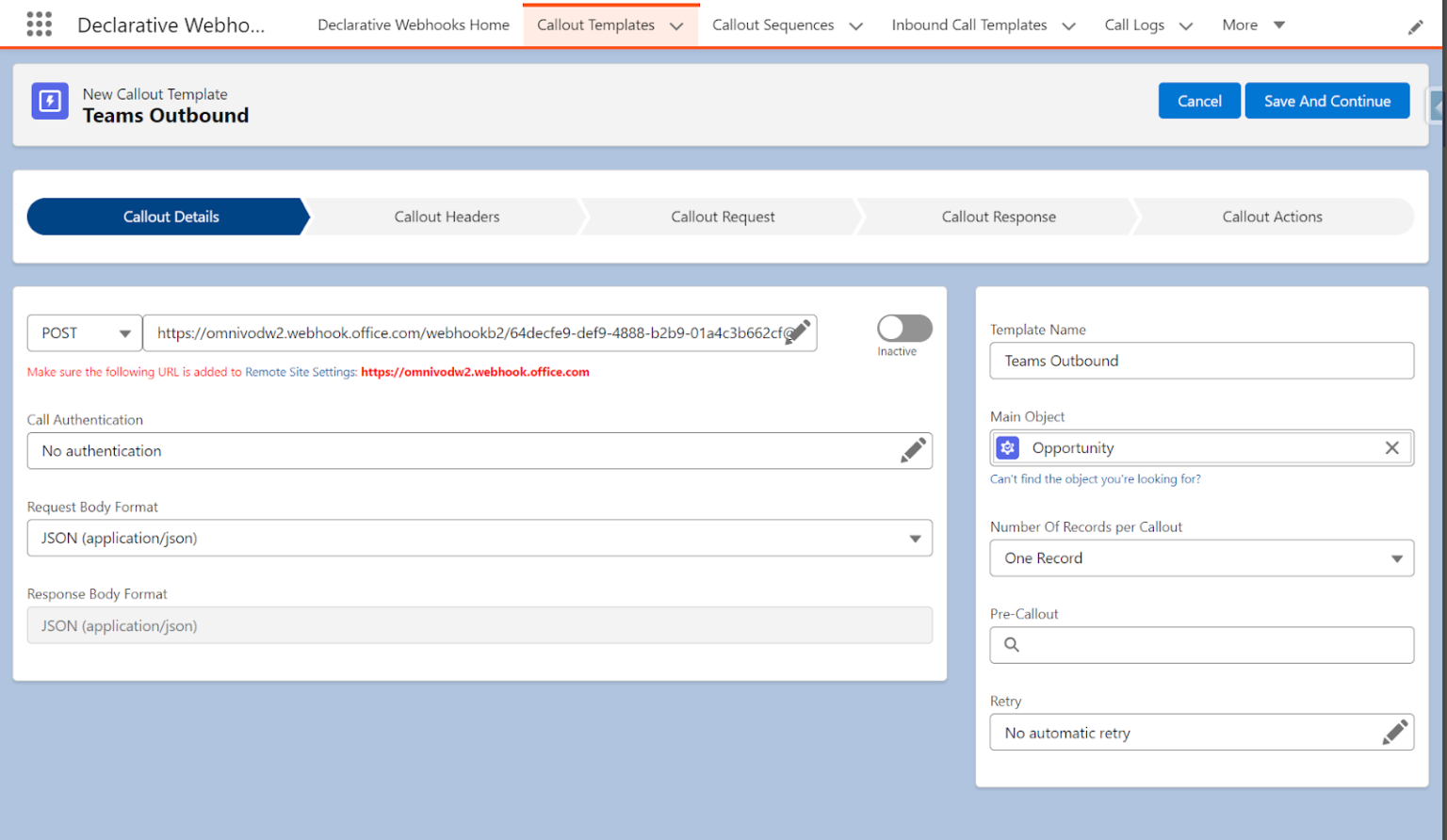 Integrating Microsoft Teams and Salesforce with Webhooks